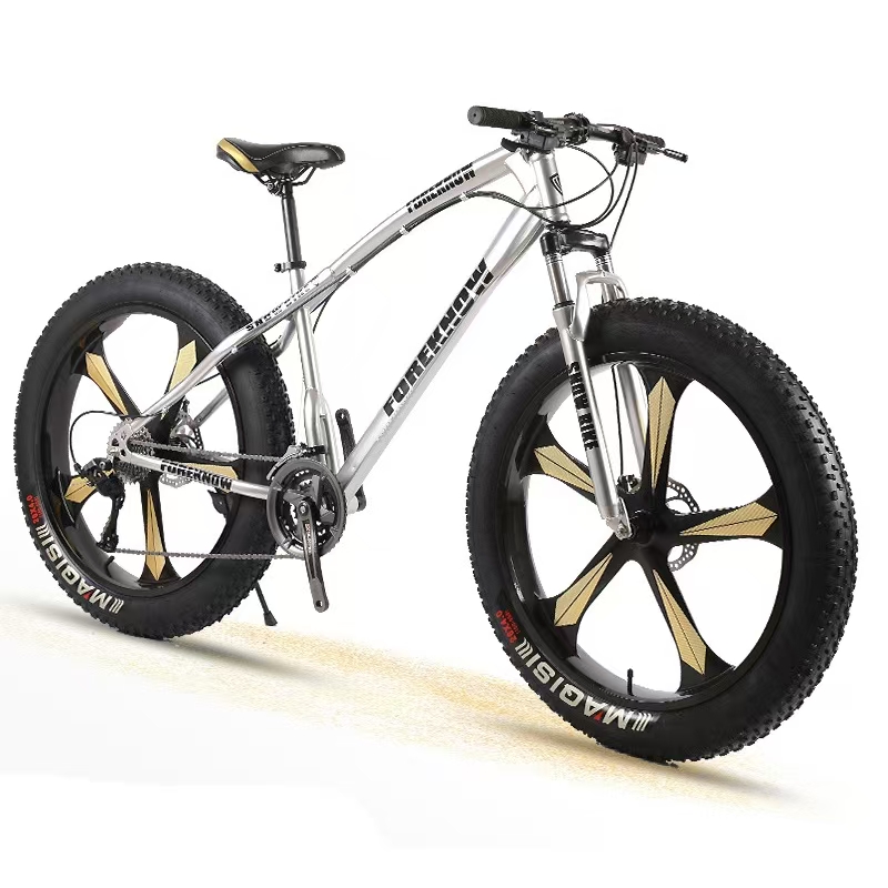26-Inch Fat Tire Mountain Bike for Off-Road Trails and Adventure